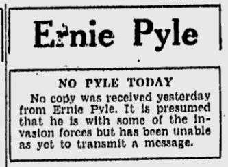 D-Day: Ernie Pyle’s struggle to tell the invasion story – World War II ...